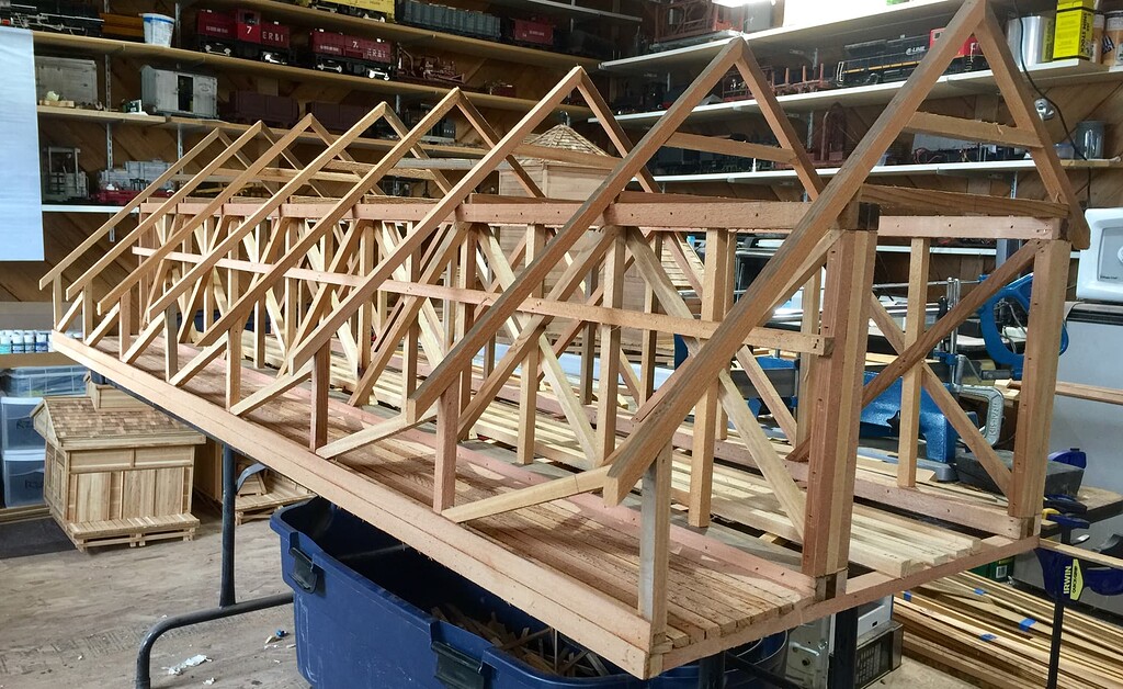 Covered Bridge build pics - Modeling - Large Scale Central
