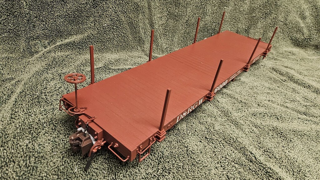 *SOLD* Bachmann Spectrum 1:20.3 (Fn3) D&RGW flatcar - For Sale/Trade ...